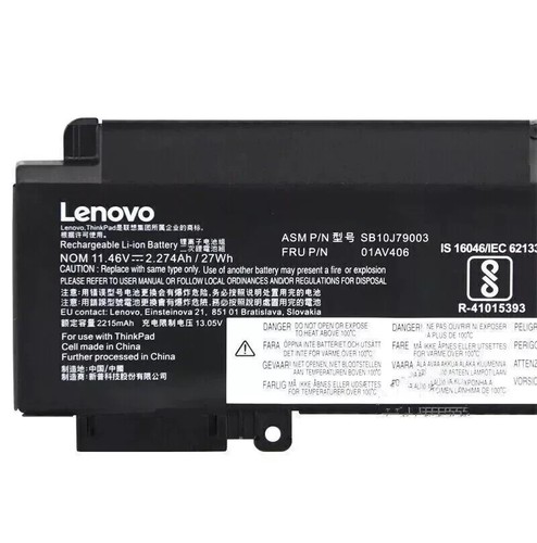 Genuine 01AV406 Battery For Lenovo ThinkPad T460s T470s 00HW024 ...