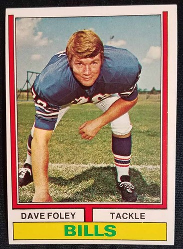 1974 Topps #346 Dave Foley Buffalo Bills NR-MINT++ | eBay