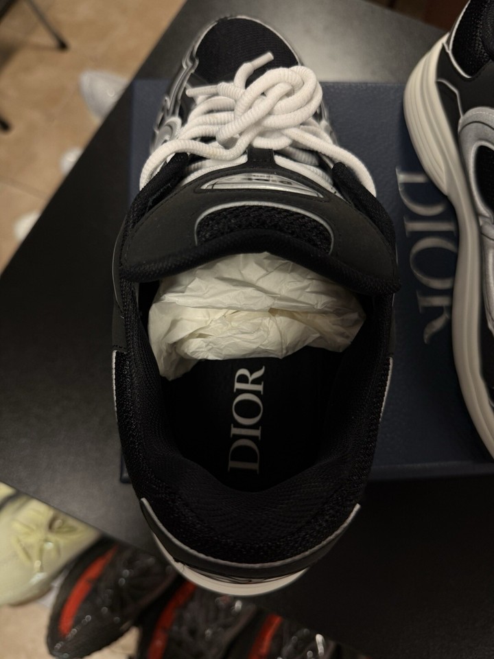 Size 45EU/12US- Dior B30 Reflective Sneaker 'Black White” Authentic ...