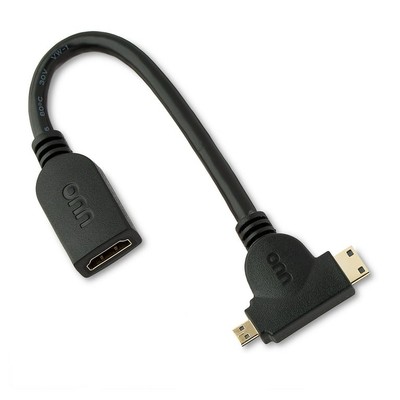 ONN Mini & Micro HDMI to HDMI Adapter Connects Mini/Micro To TV,PC ...