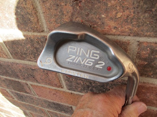 PING ZING 2 RED DOT 9 IRON STEEL JZ AND BONUS PING TOUR 52* WEDGE | eBay
