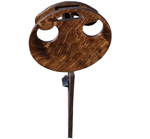 Portable Folding Outdoor Wine Table Stake Phone Cup Holder Beach Picnic ...