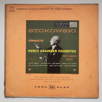 Leopold Stokowski conducts Percy Grainger Favorites vinyl record RCA ...