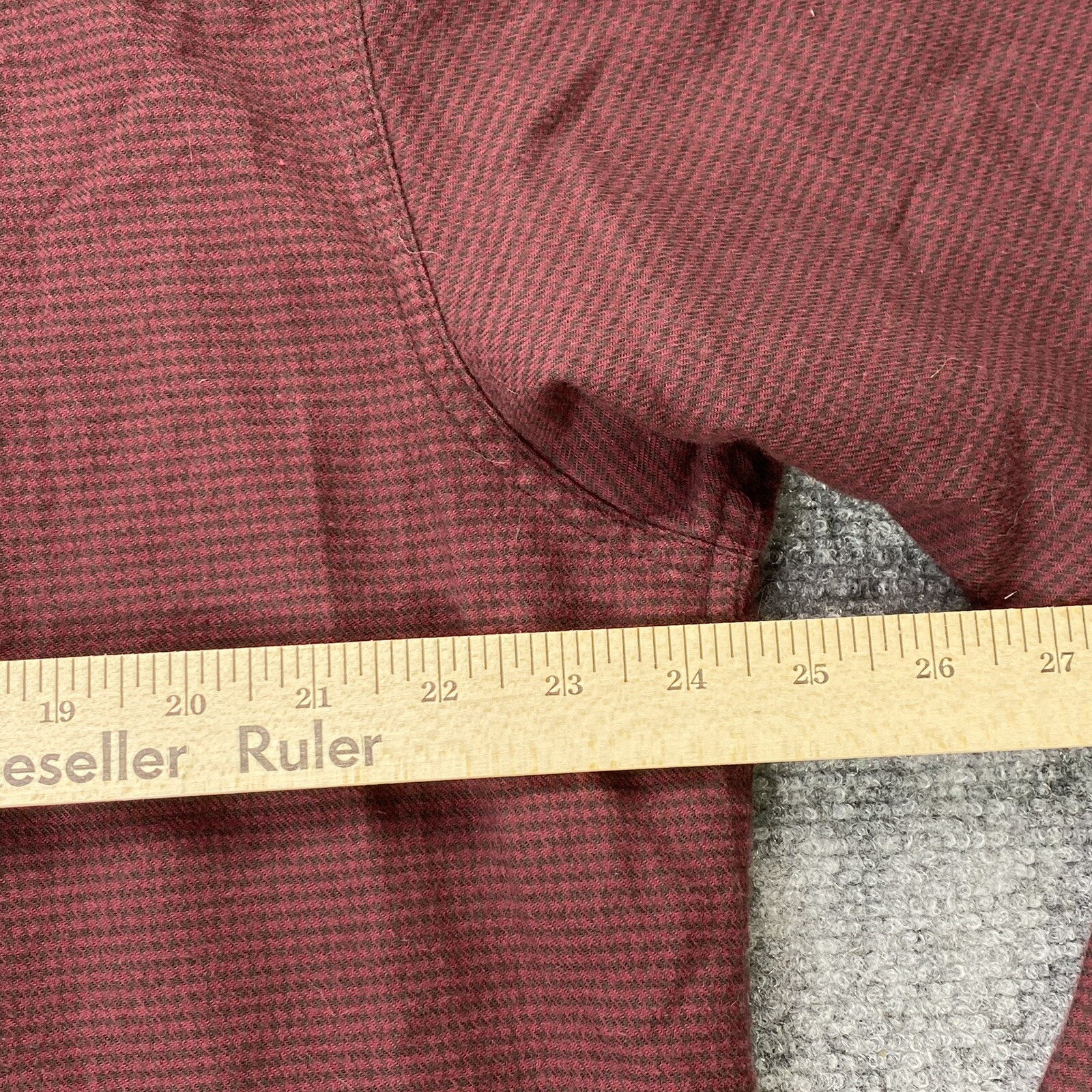 LL Bean Shirt Mens L Reg Red Plaid Wicked Good Flannel Traditional Fit ...