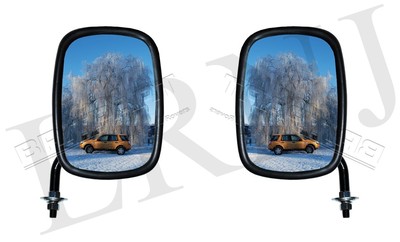 LAND ROVER SERIES 2 / 2A & SERIES 3 EXTERIOR MIRROR HEAD 7"X 5'' AND ...