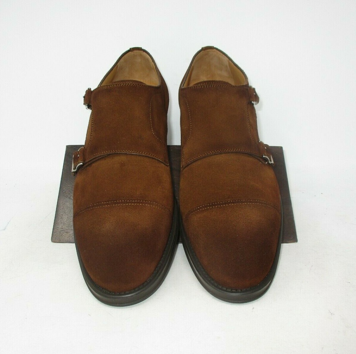 Magnanni Brown Suede Double Monk Strap size 8 US (19064) 3150 | eBay