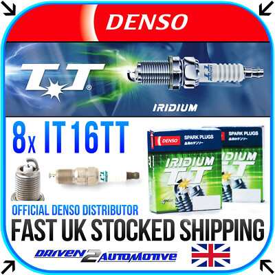 8x DENSO IT16TT 4713 IRIDIUM TT SPARK PLUGS FOR CADILLAC SRX 4.6 AWD 09 ...