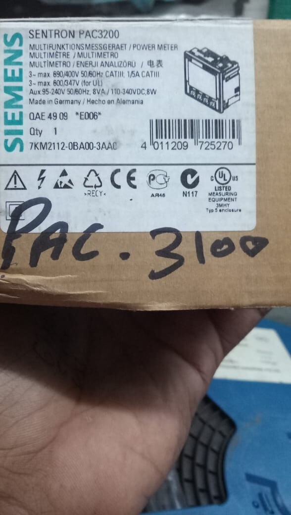 SIEMENS SENTRON PAC3100 7KM3133-0BA00-3AA0 100-240VAC/110-250VDC | eBay