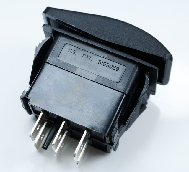4x Carling Technologies Vld1s00b-azc00-000 Rocker Switch DPDT 6 ...