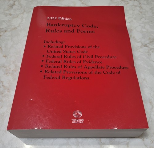 2022 Bankruptcy Code, Rules and Forms Thomson Reuters West ...