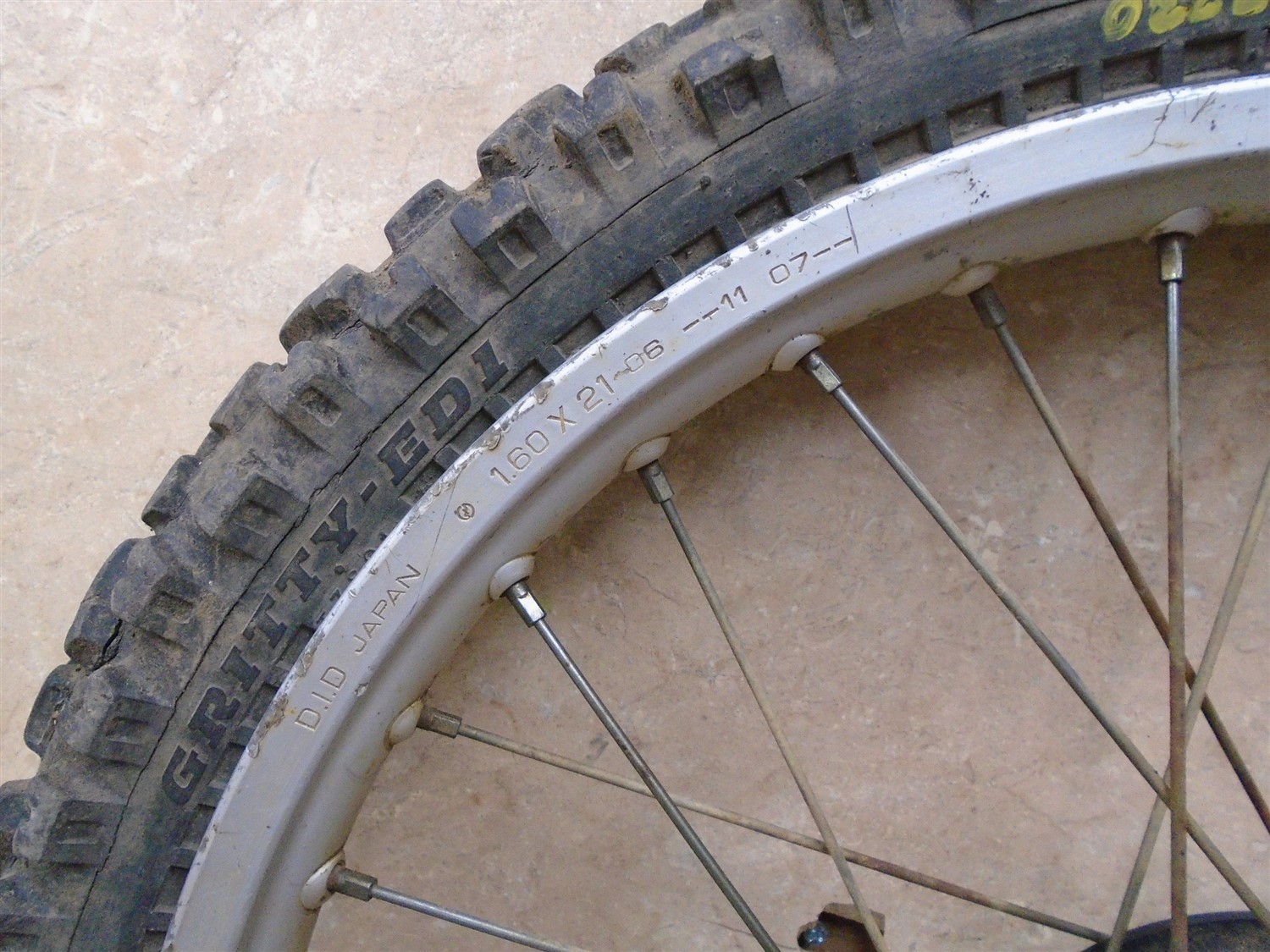 Honda 185 XR XR185 XR185 Used Front Wheel Rim 1979 HB230 HW186 | eBay