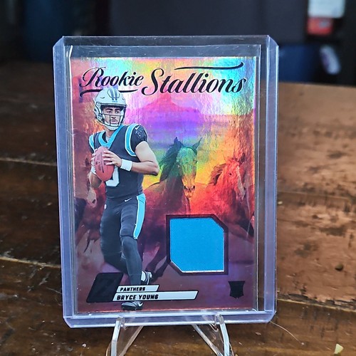 Bryce Young 2023 Panini Zenith Rookie Stallions Patch Carolina Panthers ...