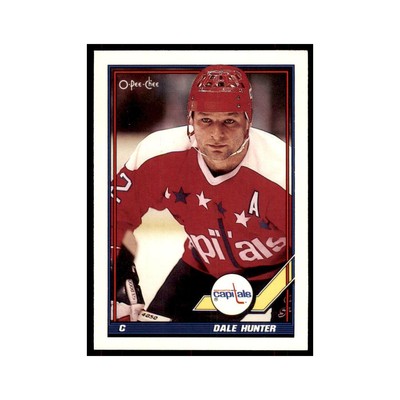 Dale Hunter 1991 O-Pee-Chee #229 Washington Capitals Hockey Card NM | eBay
