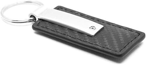 Dodge Charger Black Carbon Fiber Texture Leather Logo Key Chain ...