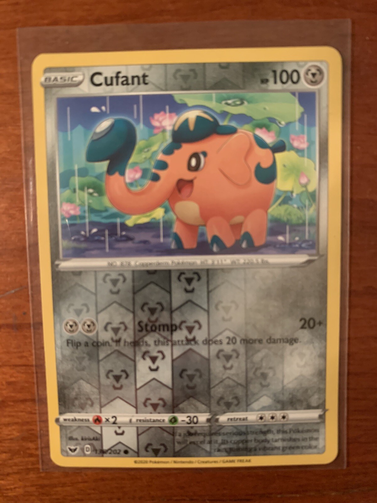 Cufant - 136/202 - Reverse Holo - Sword and Shield - Pokemon Card | eBay