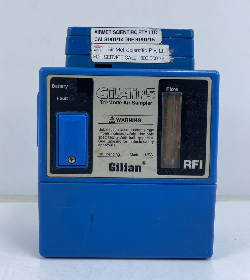 SENSIDYNE GILIAN GilAir-5 AIR SAMPLING PUMP , 800518 LOW FLOW MODULE ...
