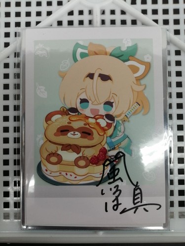 Hololive Model Number Kazama Iroha Autographed Cheki Style Bromide Card ...