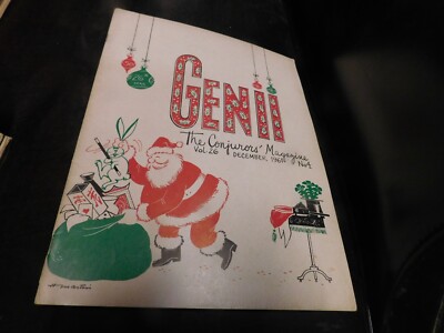 Genii Magic Magazine For Magicians 1961 December | eBay