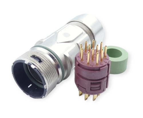 Epic Steckverbinder M23 17polig im Set 75009709, Kit M23 F6 17-POL MALE ...