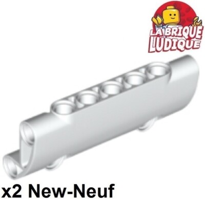 Lego technic 2x Panel Curved panneau carrosserie 7x3 blanc/white 24119 ...