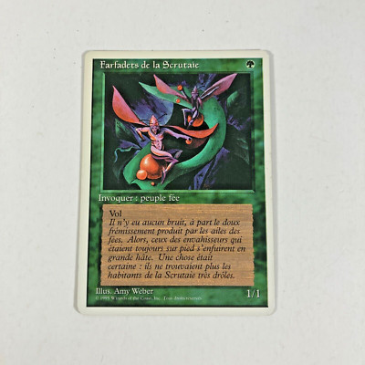 MTG Scryb Sprites Magic the Gathering French Foreign White Border | eBay