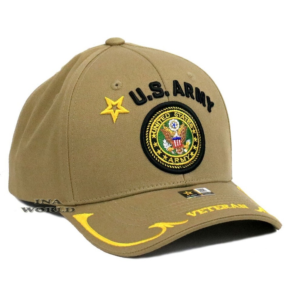 U.S. ARMY VETERAN Hat ARMY STRONG Military Officially Licensed Baseball ...