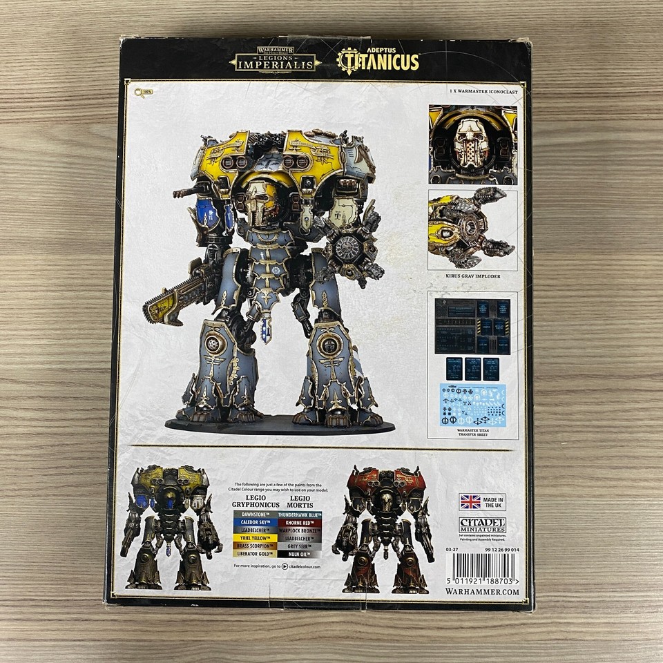 WarMaster Iconoclast Heavy Battle Titan Epic Legion Imperialis ...