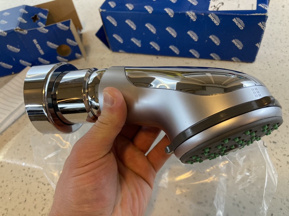 Grohe 28191000 Relexa Plus Dual spray shower head, POLISHED CHROME | eBay