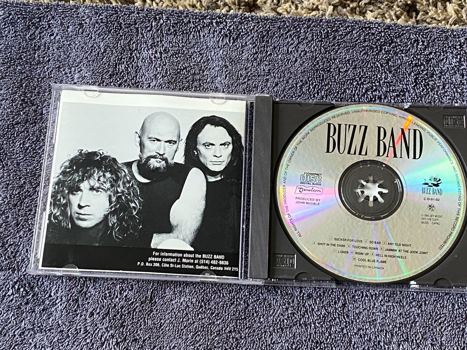BUZZ BAND S/T CD 1990 John McGale Jerry Mercer Breen LeBoeuf AOR April ...