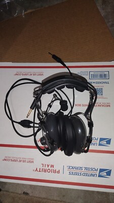 AVCOMM AC-200PNR Passive Aviation Headset General Aviation Dual Plug ...