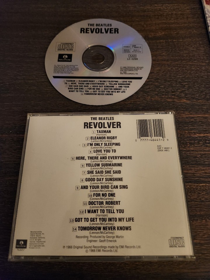 Revolver by The Beatles (CD, 1987, Capitol, Stereo) 77774644129 | eBay