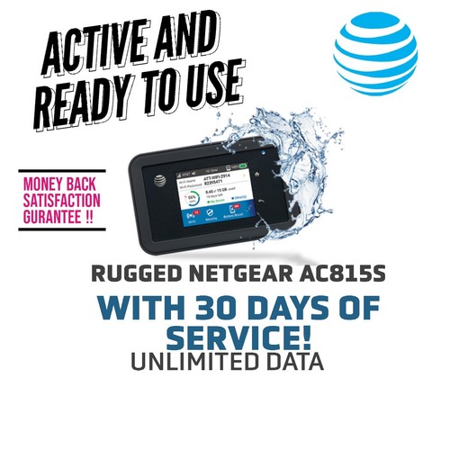 AT&T Unlimited Data Hotspot | Netgear 815S 4G LTE Mobile Hotspot| $79. ...