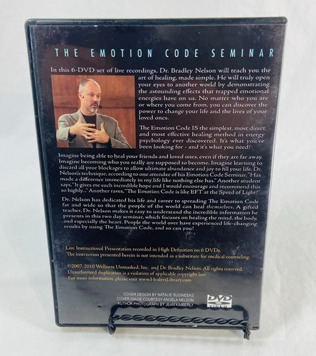 The Emotion Code Seminar Dr. Bradley Nelson 6-Disc DVD Set Natural ...