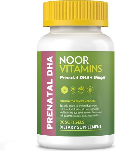 Noor Vitamins Halal Prenatal with DHA and Folic 30 Count (Pack of 1) | eBay