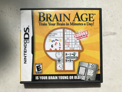 GENUINE Nintendo Brain Age: Train Your Brain in Minutes a Day Tested ...