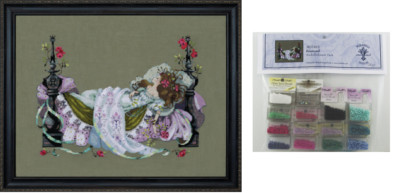 MIRABILIA Cross Stitch PATTERN & EMBELLISHMENT PACK Rosamund MD181 | eBay