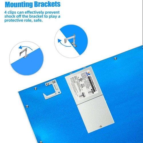 Honbei 120-V Integrated Led Panel Light 2'X4' 0-10-Volt Dimming (8-Pack ...