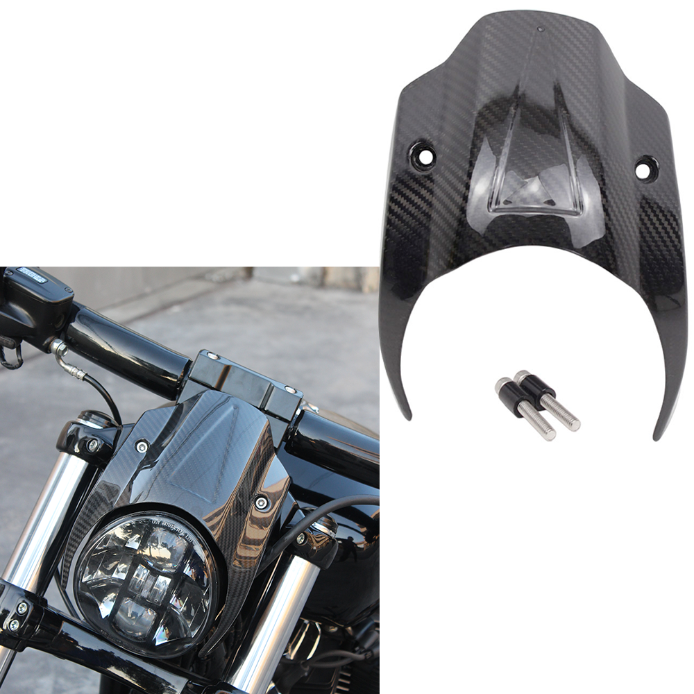 Carbon Fiber Breakout Front Headlight Outer Fairing for Harley 18-22 ...