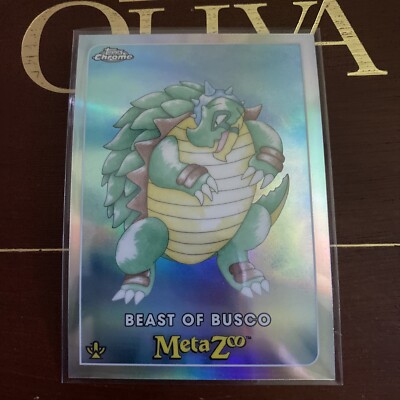 2022 Topps Chrome MetaZoo Series 0 #5 BEAST OF BUSCO Silver Refractor ...