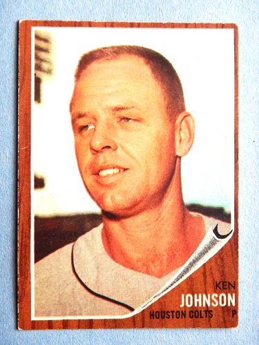 Ken Johnson #278 Topps 1962 Baseball Card (Houston Colts) E | eBay