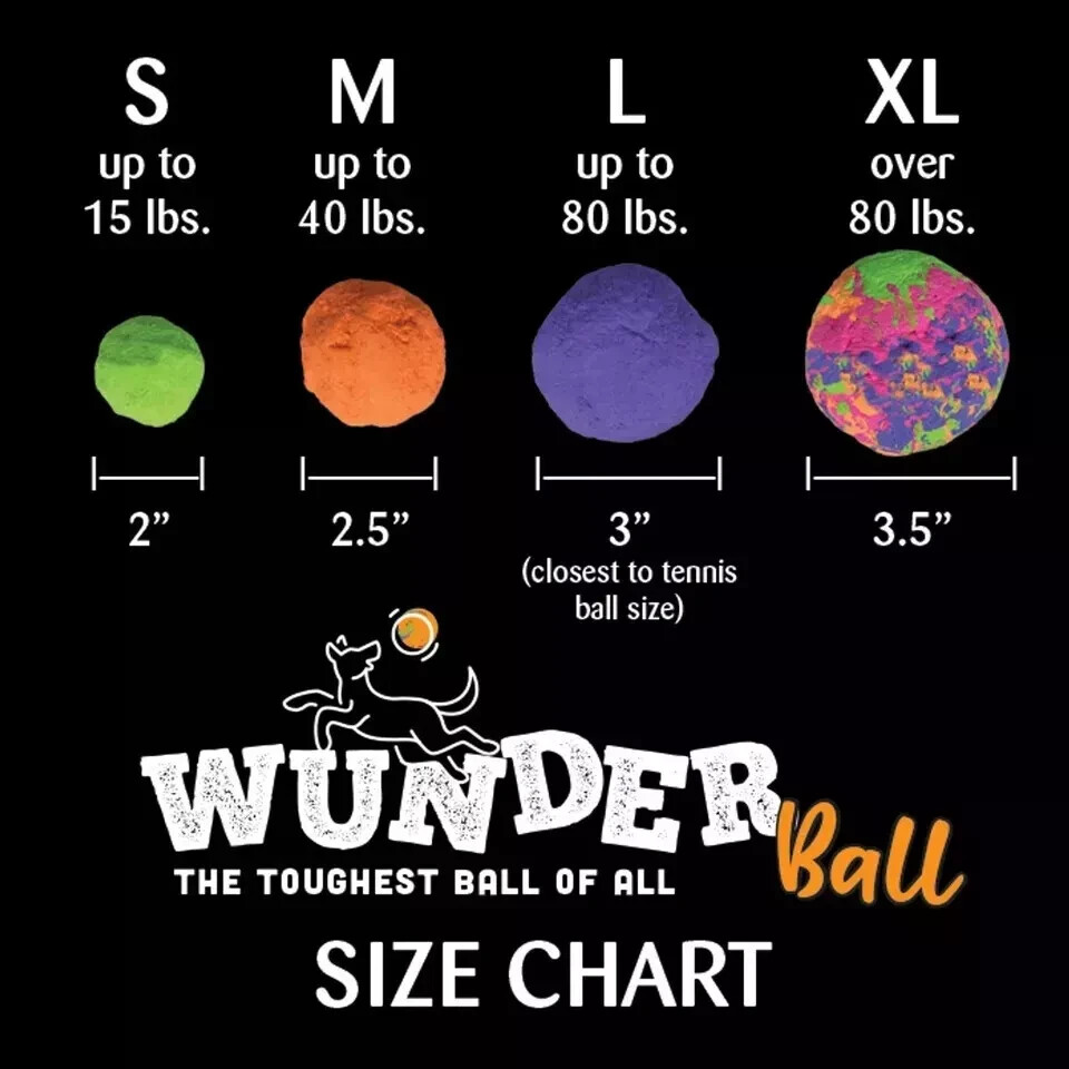 WUNDERBALL Best Dog Ball Fetch Toy Cleans Teeth Floats Indestructible ...