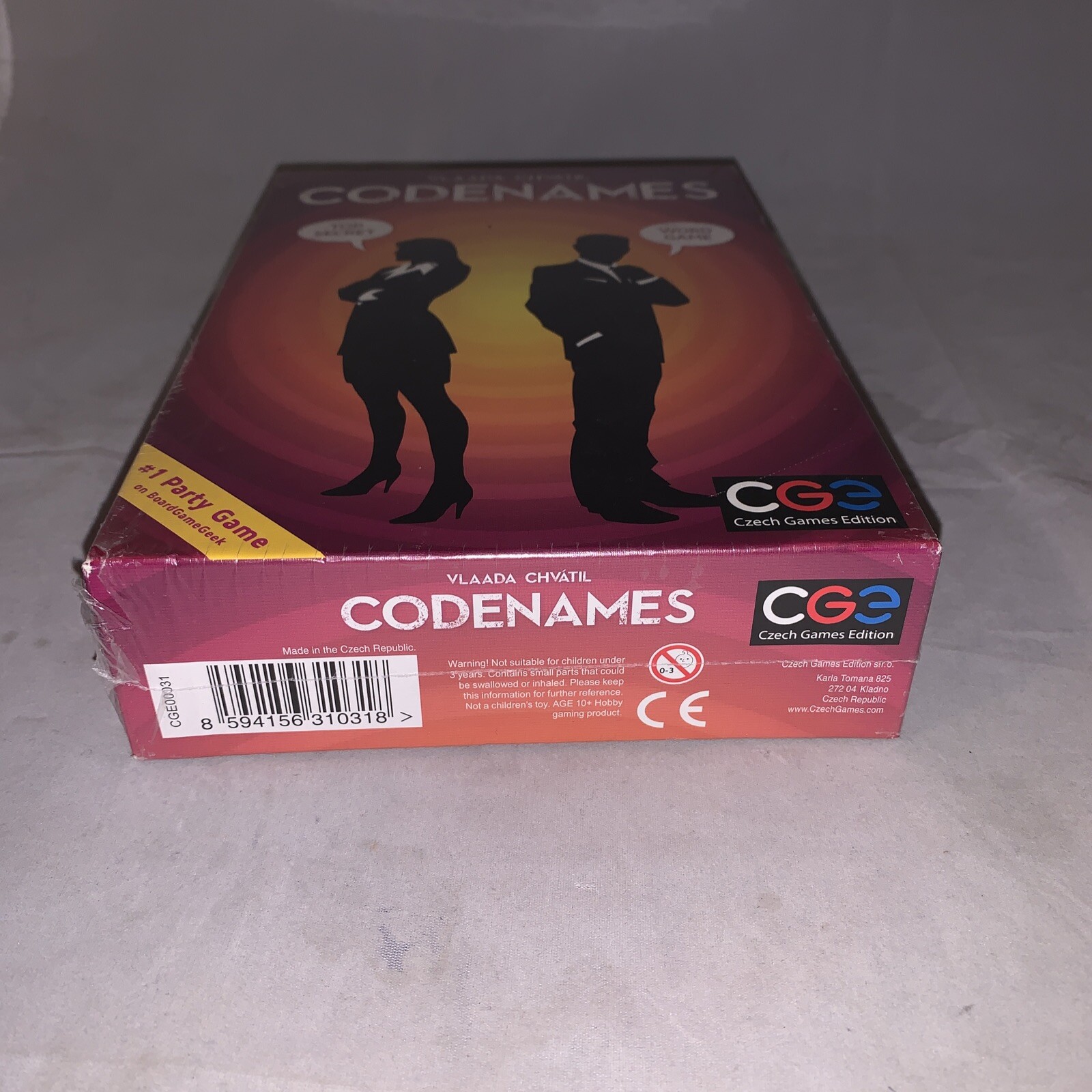 Codenames Interactive Social Word Picture Game Czech Games Edition - La ...
