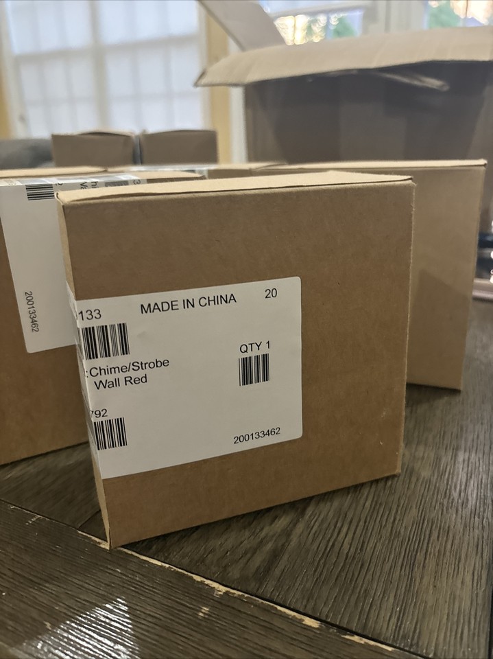 Simplex Chime Strobe Wall Mount Red | eBay