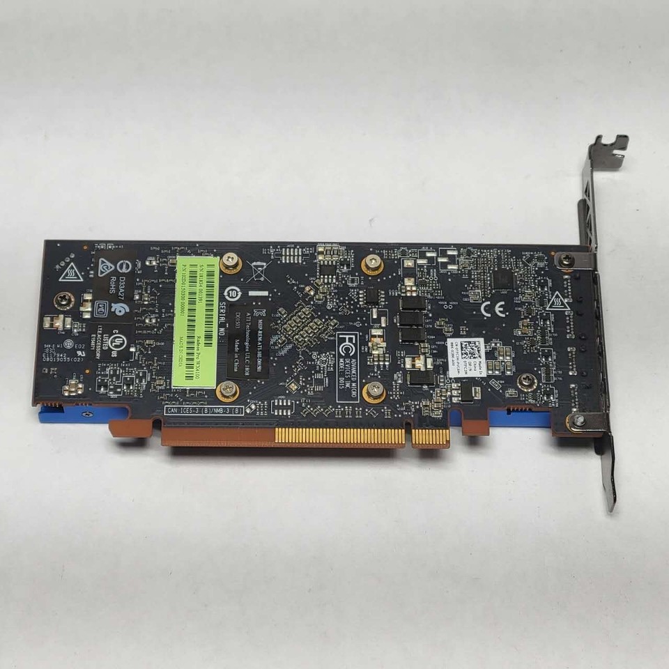 AMD Radeon Pro WX 4100 WX4100 4GB GDDR5 Graphics Video Card GPU High ...