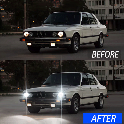 Newest 2PC 7" Halo Led Headlight Hi/Lo For TOYOTA PICKUP LAND CRUISER ...