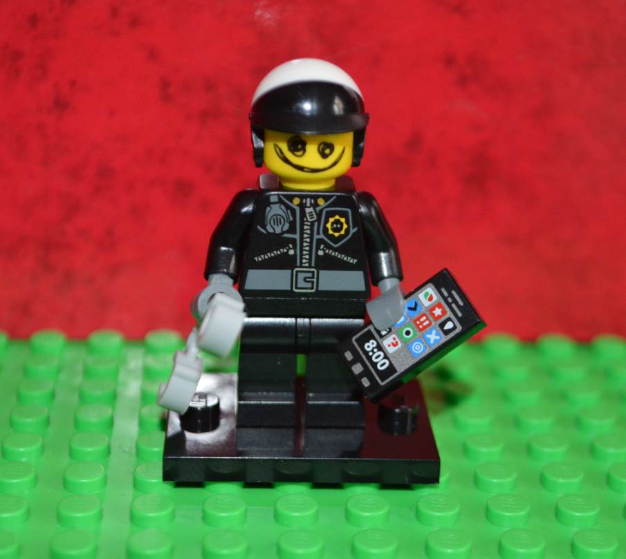 LEGO SCRIBBLE-FACE BAD COP Collectible Minifigure tlm007 The LEGO Movie ...