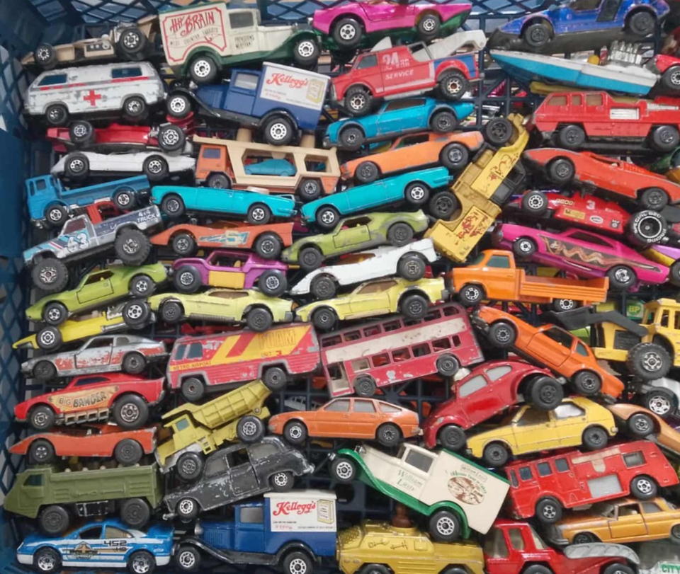 ORIGINAL VINTAGE DIECAST TOY JOB LOT LESNEY MATCHBOX SUPERFAST CARS ...