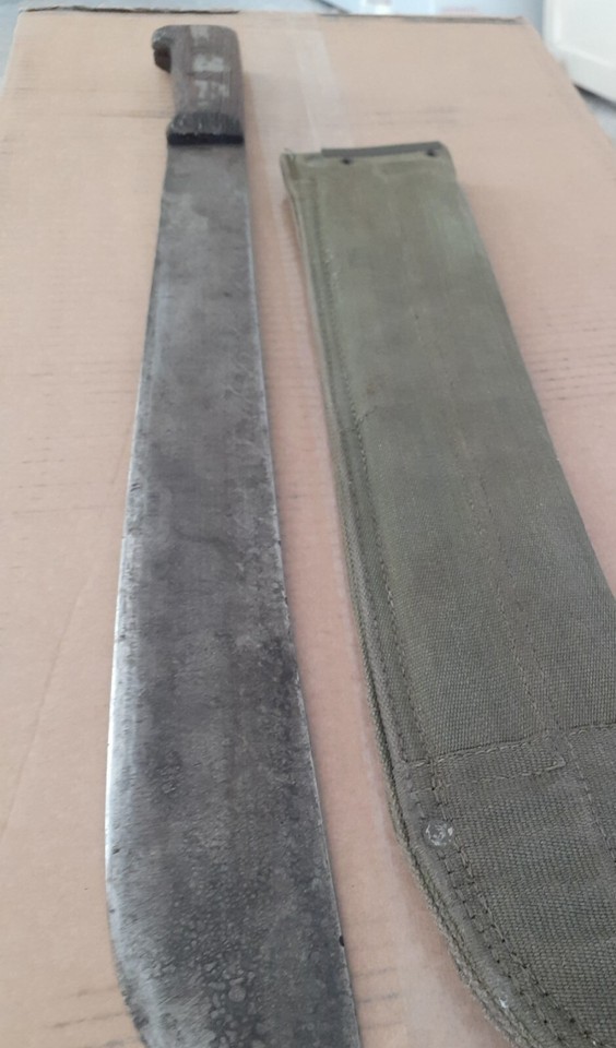 WWII British Military Machete W/original Sheath 1945 | eBay