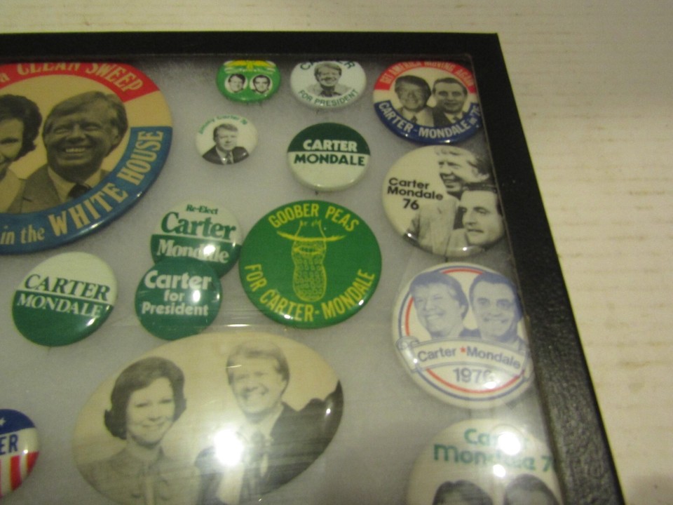 HUGE LOT VINTAGE POLITICAL PINS PINBACK PRESIDENT ELECTION CAMPAIGN ...
