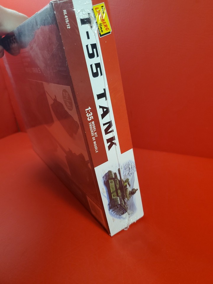 Lindberg USSR T55 Tank (Re-Issue) - Plastic Model Military Vehicle Kit ...